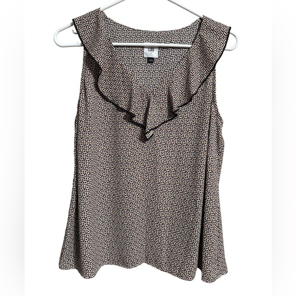 CAbi | Tops | Cabi Tank Blouse Rainbow Star Pattern Size Small | Poshmark